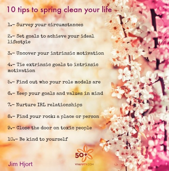Spring clean your life with these 10 simple tips