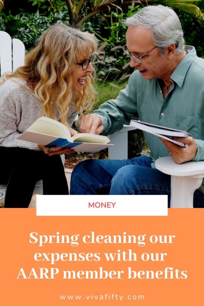 Spring cleaning our expenses with our AARP member benefits
