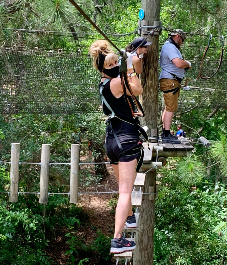 Treeumph, a thrilling adventure course also for the over-50 crowd