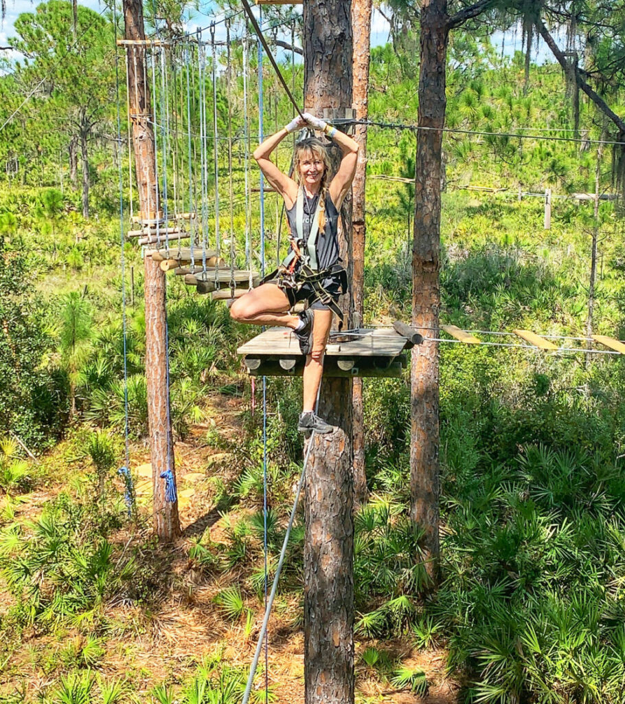 Treeumph, a thrilling adventure course also for the over-50 crowd
