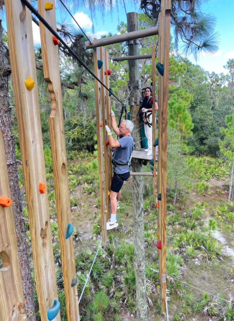Treeumph, a thrilling adventure course also for the over-50 crowd