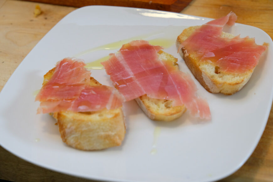 How I carved a Noel serrano ham for the very first time