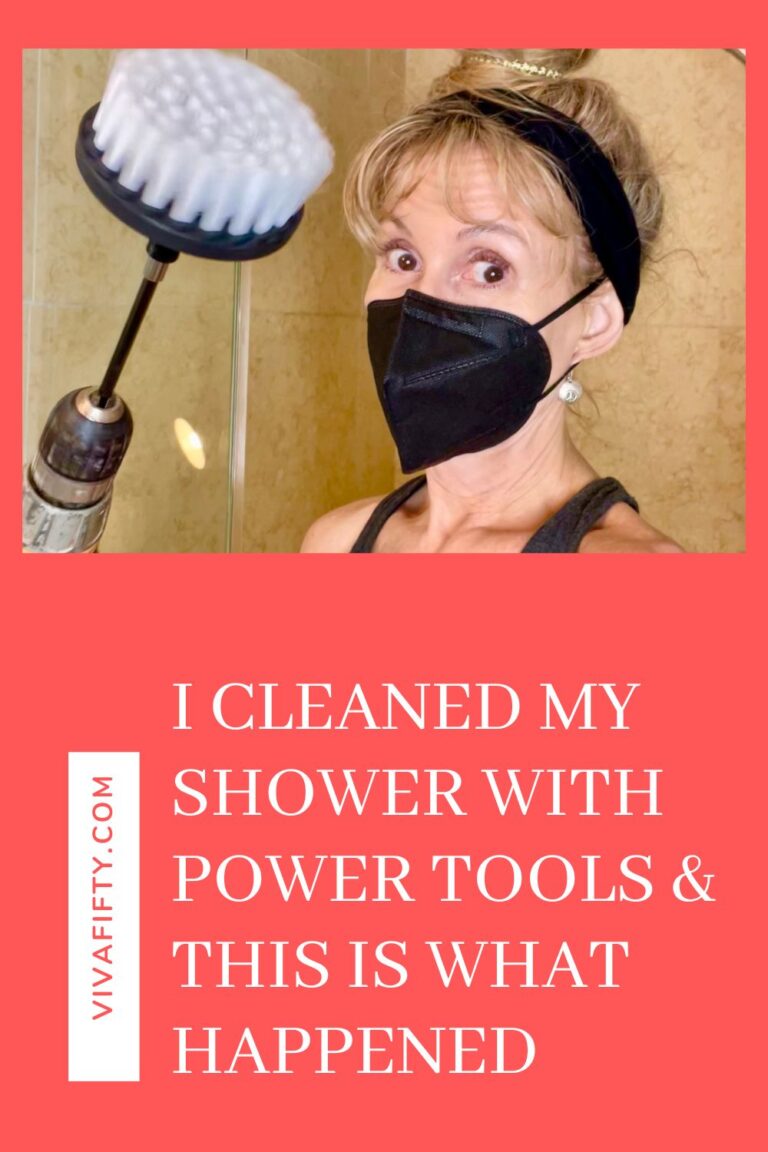 I cleaned my shower with power tools & this is what happened