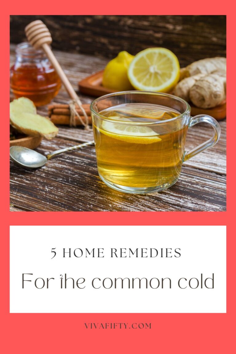 5 Home remedies for the common cold