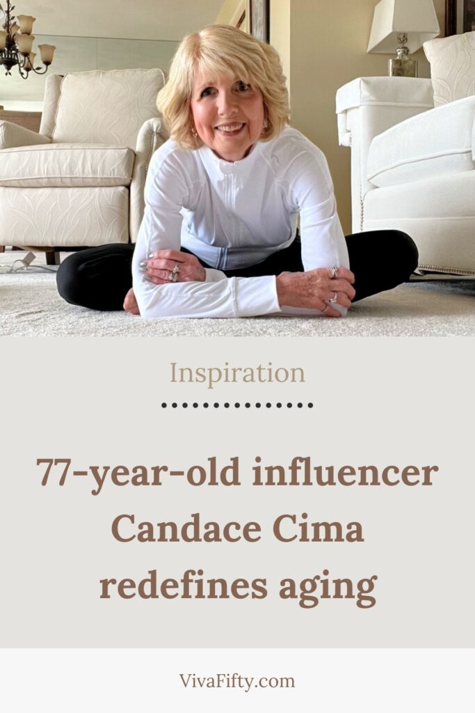 77-year-old influencer Candace Cima redefines aging